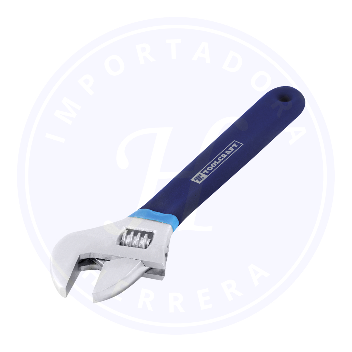 Llave francesa cromada con grip 6 | Herrera