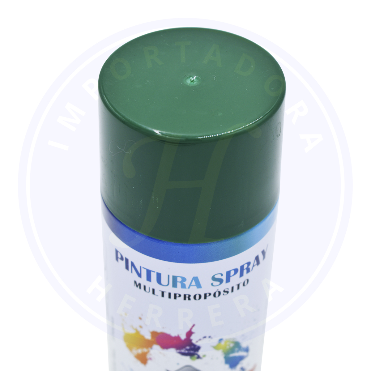 Pintura spray verde oscuro multipropósito 400ml # 10 | Herrera