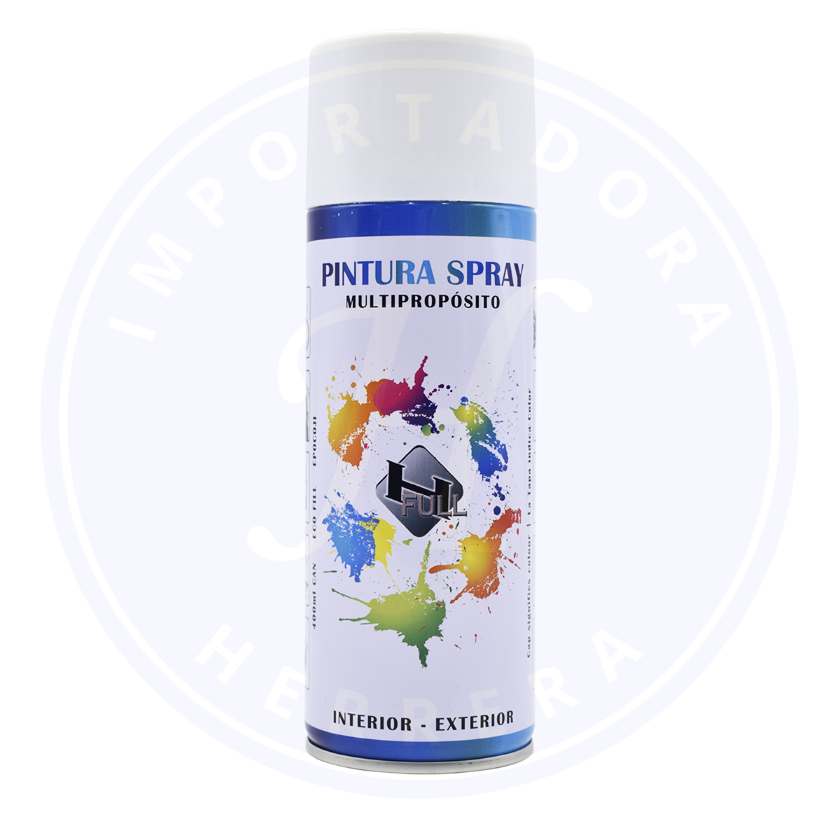 Pintura spray blanco mate multipropósito 400ml # 19 | Herrera