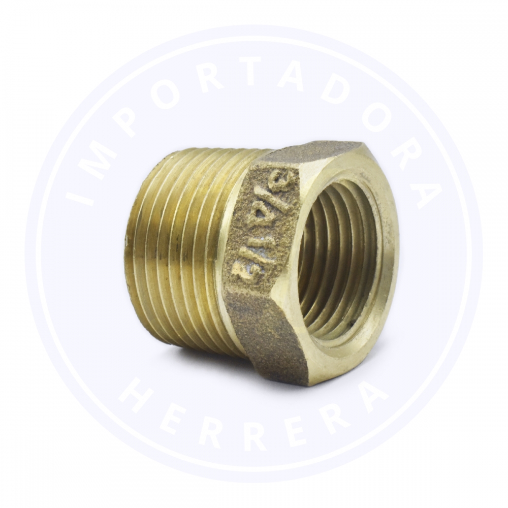 Bushing he-hi 3/4 x 1/2 bronce | Herrera